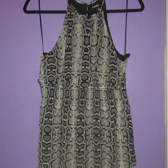 Express | Tops | Snake Print Top | Poshmark
